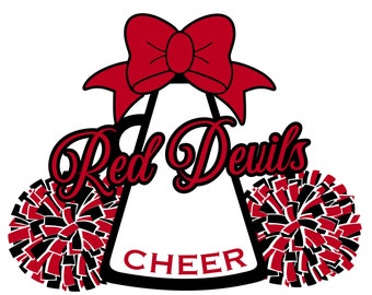 Red Devil Cheer Png - Etsy