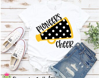 Pioneers Svg, Pioneers Cheer Mom Svg, Cheer Svg, Sports Svg, Game Day ...