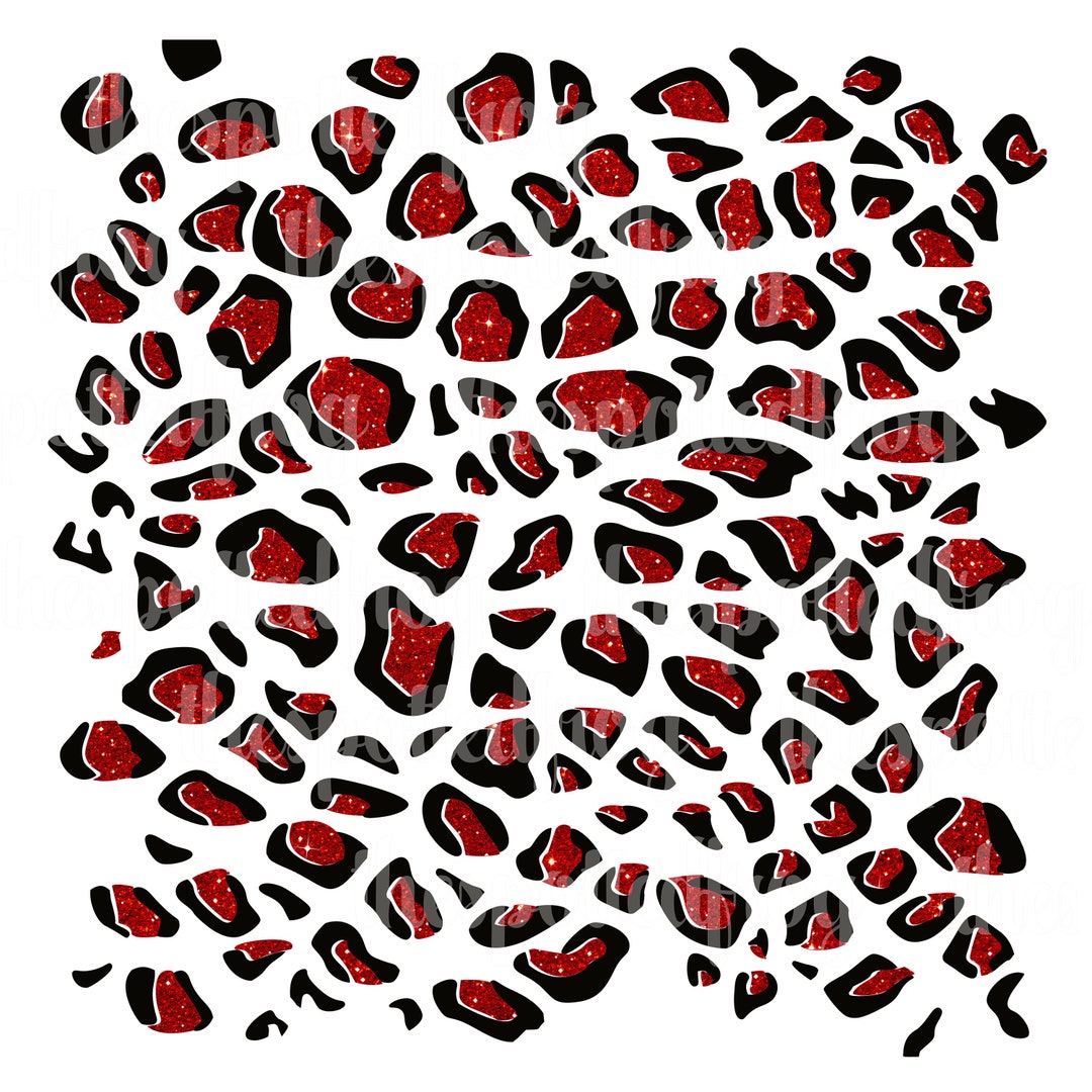 Glitter Cheetah Pattern PNG - Etsy
