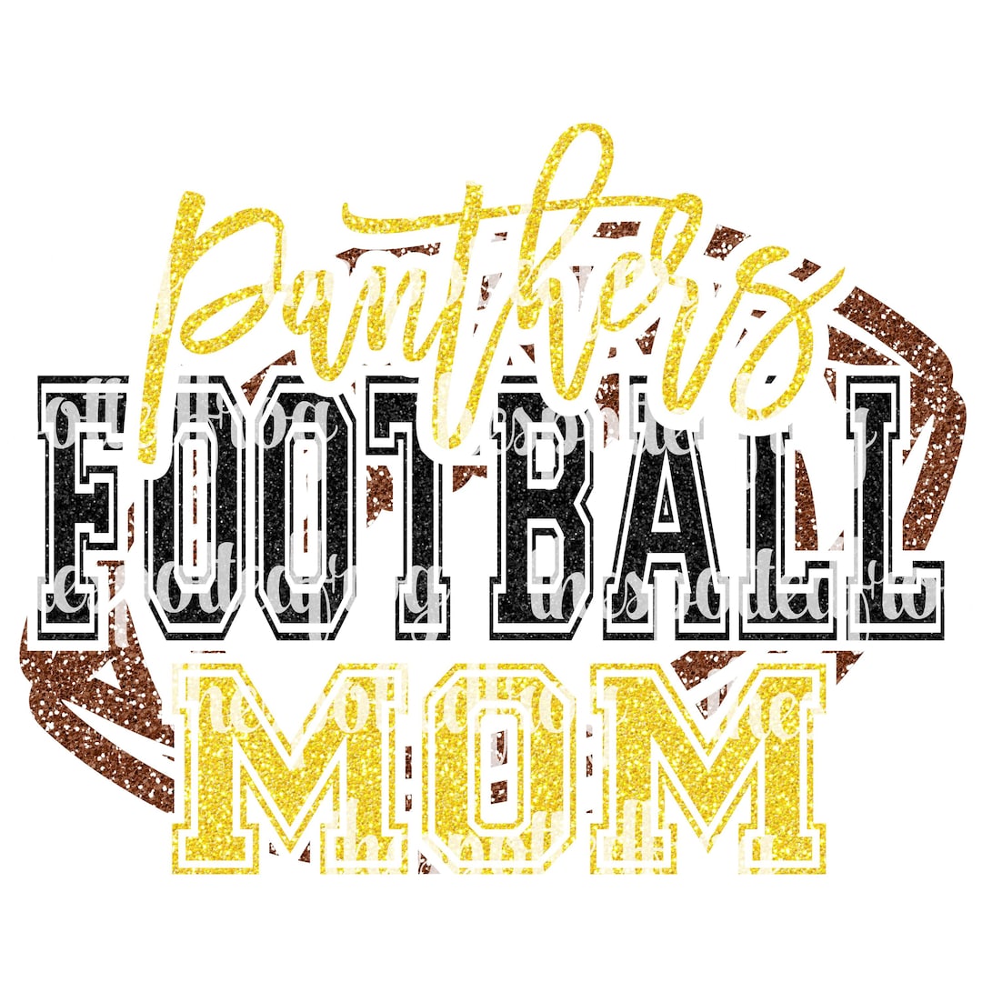 Panthers Football Mom SVG/PNG - Etsy