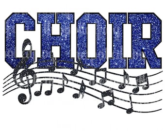 Chorus SVG and PNG Files Digital Choir Clipart, Instant Download, Music ...