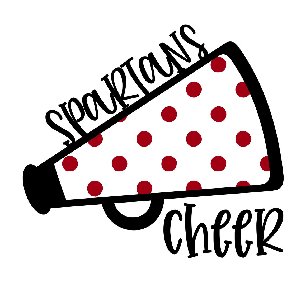 Spartans Cheer Polka Dots SVG/PNG - Etsy