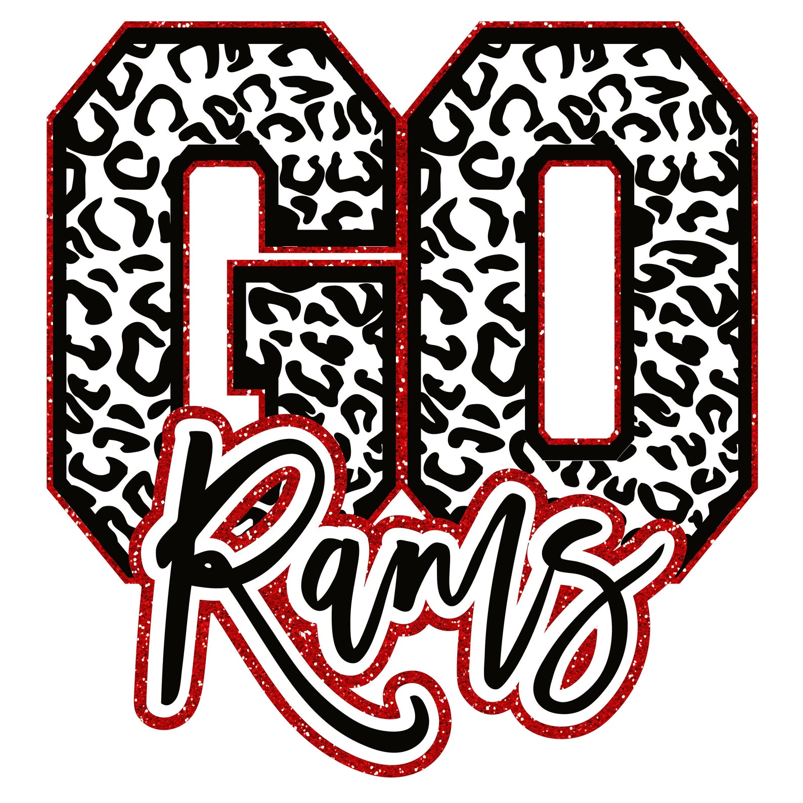 GO Rams Leopard SVG/PNG - Etsy