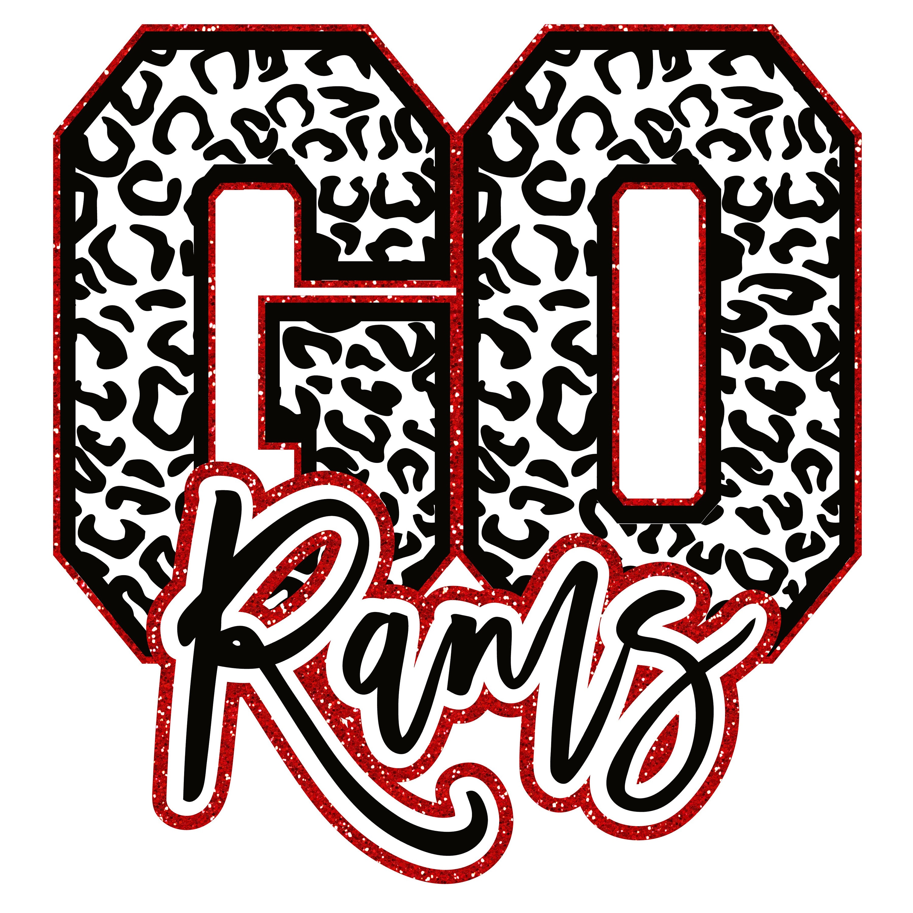 GO Rams Leopard SVG/PNG - Etsy
