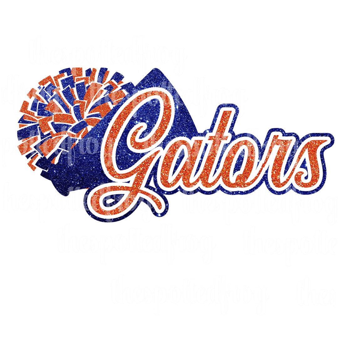 Gators Glitter Cheer PNG/SVG - Etsy