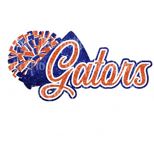 Gators Glitter Cheer PNG/SVG - Etsy