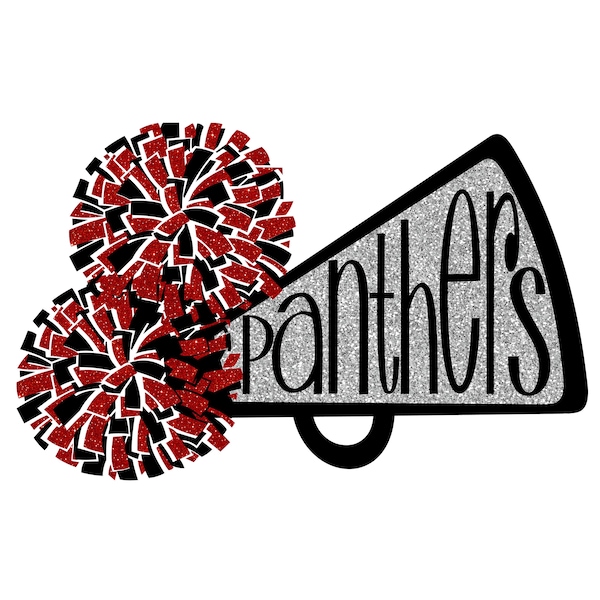 Panthers Red and Black Png - Etsy