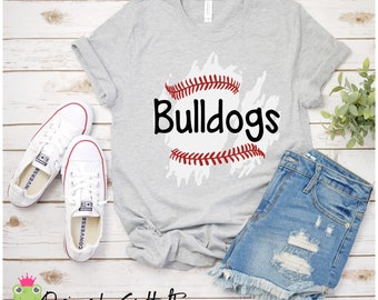 Baseball Svg Bulldog Baseball Svg Bulldog Bulldogs - Etsy