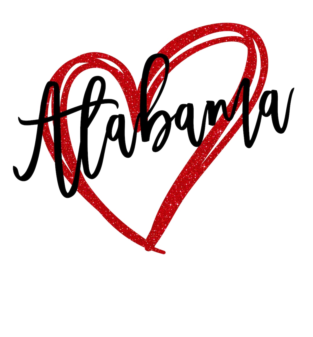Alabama Heart SVG/PNG - Etsy