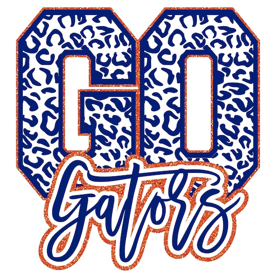 GO Gators Leopard PNG/SVG - Etsy