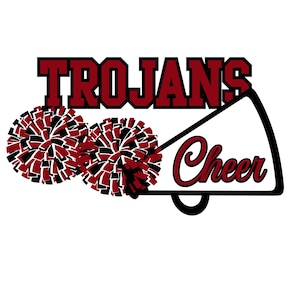 Trojans Cheer SVG - Etsy