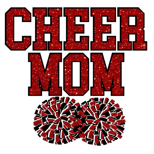 Maroon Cheer Mom Svg - Etsy
