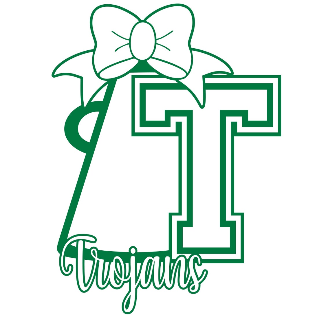 Trojans Cheer SVG | Etsy