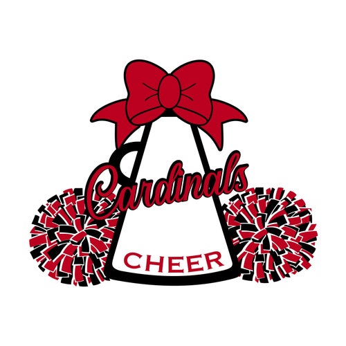 Cheer MOM Cardinals SVG - Etsy