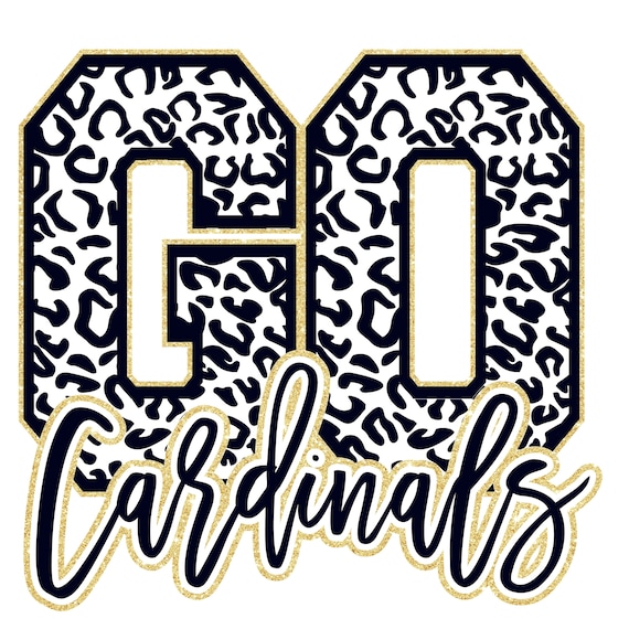 Go Cardinals Leopard PNG/SVG | Etsy