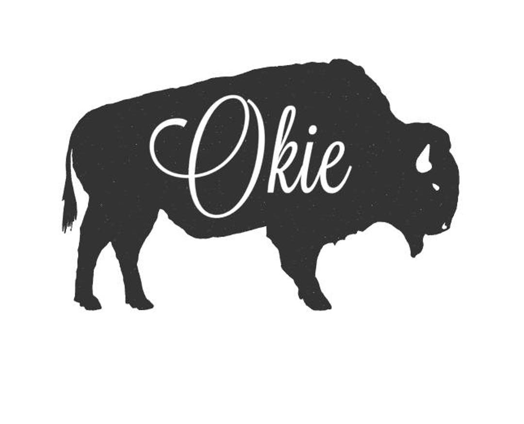 Okie Distressed Buffalo SVG - Etsy