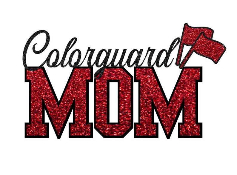 Color Guard MOM SVG | Etsy