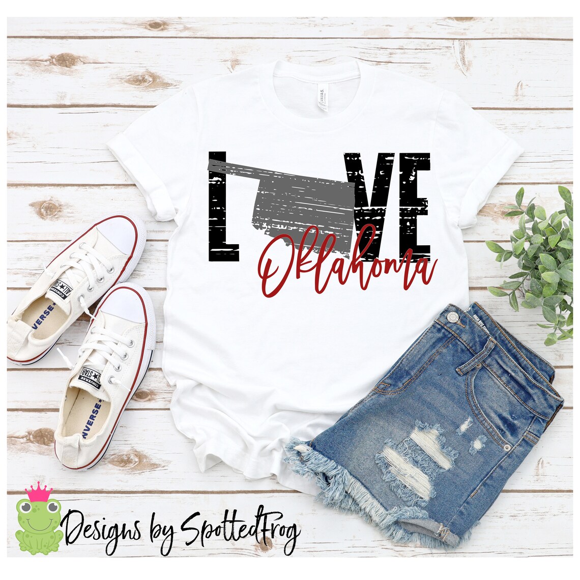 Love Oklahoma Distressed State SVG/PNG - Etsy