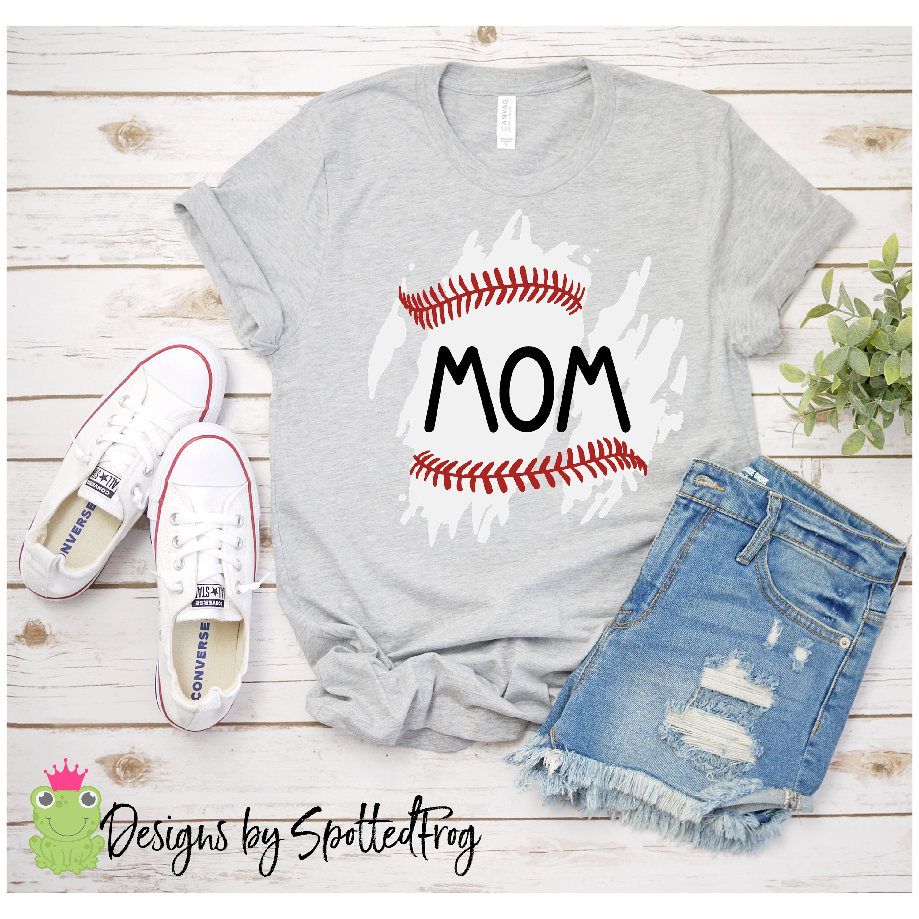 Baseball MOM SVG/PNG | Etsy