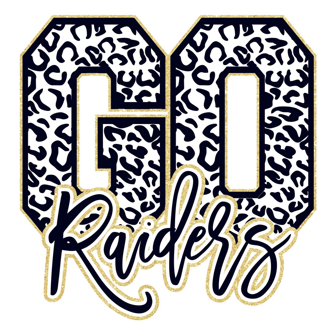 Go Raiders Leopard PNG/SVG - Etsy