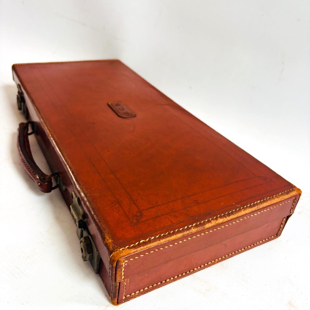 Vintage British Leather Masonic Regalia Case: Mid-century Suitcase - Etsy