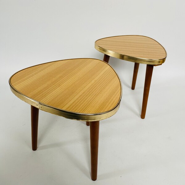 Vintage Triangle Tables - Etsy