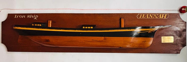 Victorian Ship Half-hull Model: T. Armstrong & Co, 1855 "hannah" - 1.56 ...