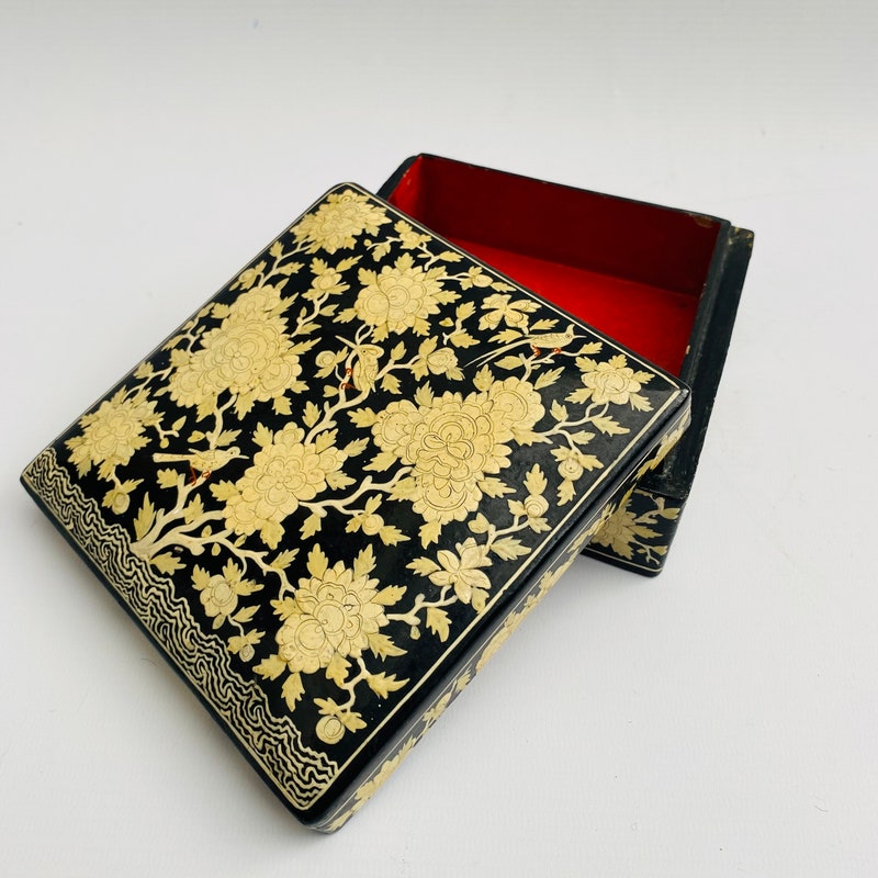 Kashmir Lacquer Box - Etsy