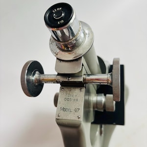 Vintage Beck London Microscope - 1960s British Scientific Instrument ...