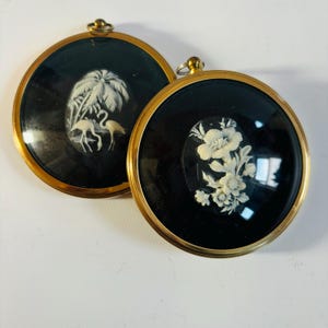Delightful Pair of Peter Bates Collection World of Miniatures Cameo ...