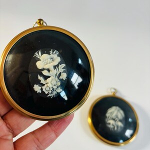 Delightful Pair of Peter Bates Collection World of Miniatures Cameo ...