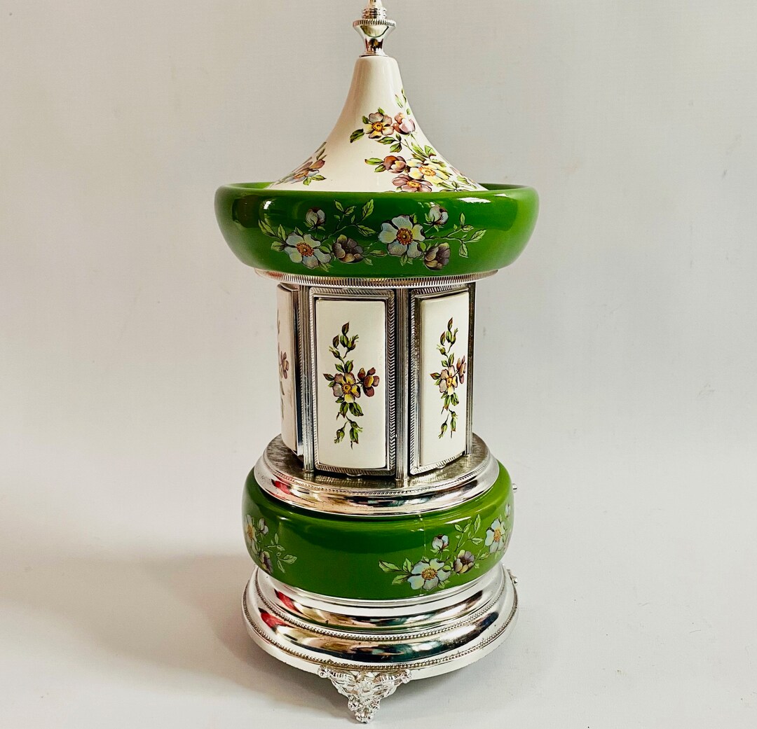 Italian RARE Antique Roundelay Musical Carousel by REUGE Switzerland ...