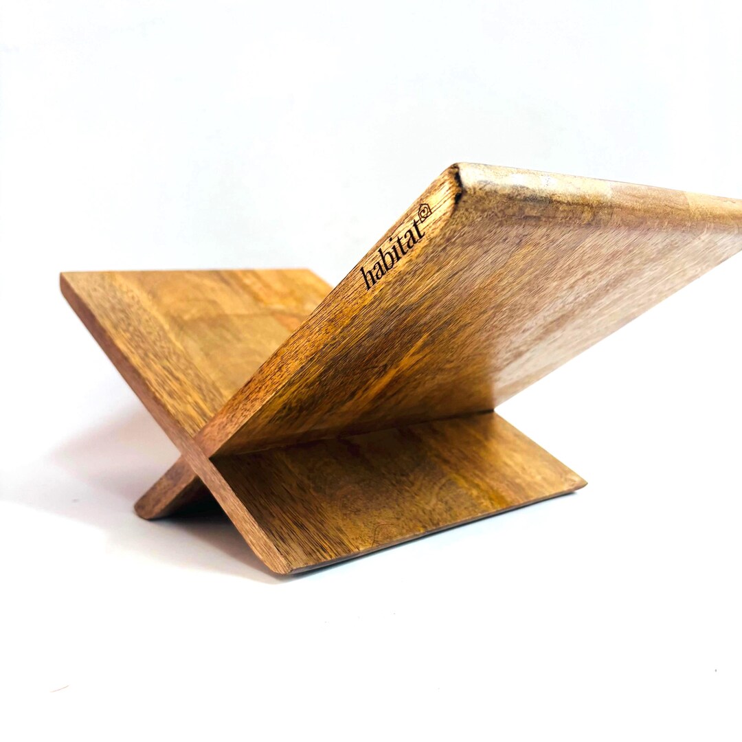 Vintage Oak Book Stand: Millennium Habitat Design, Scandi Style - Etsy