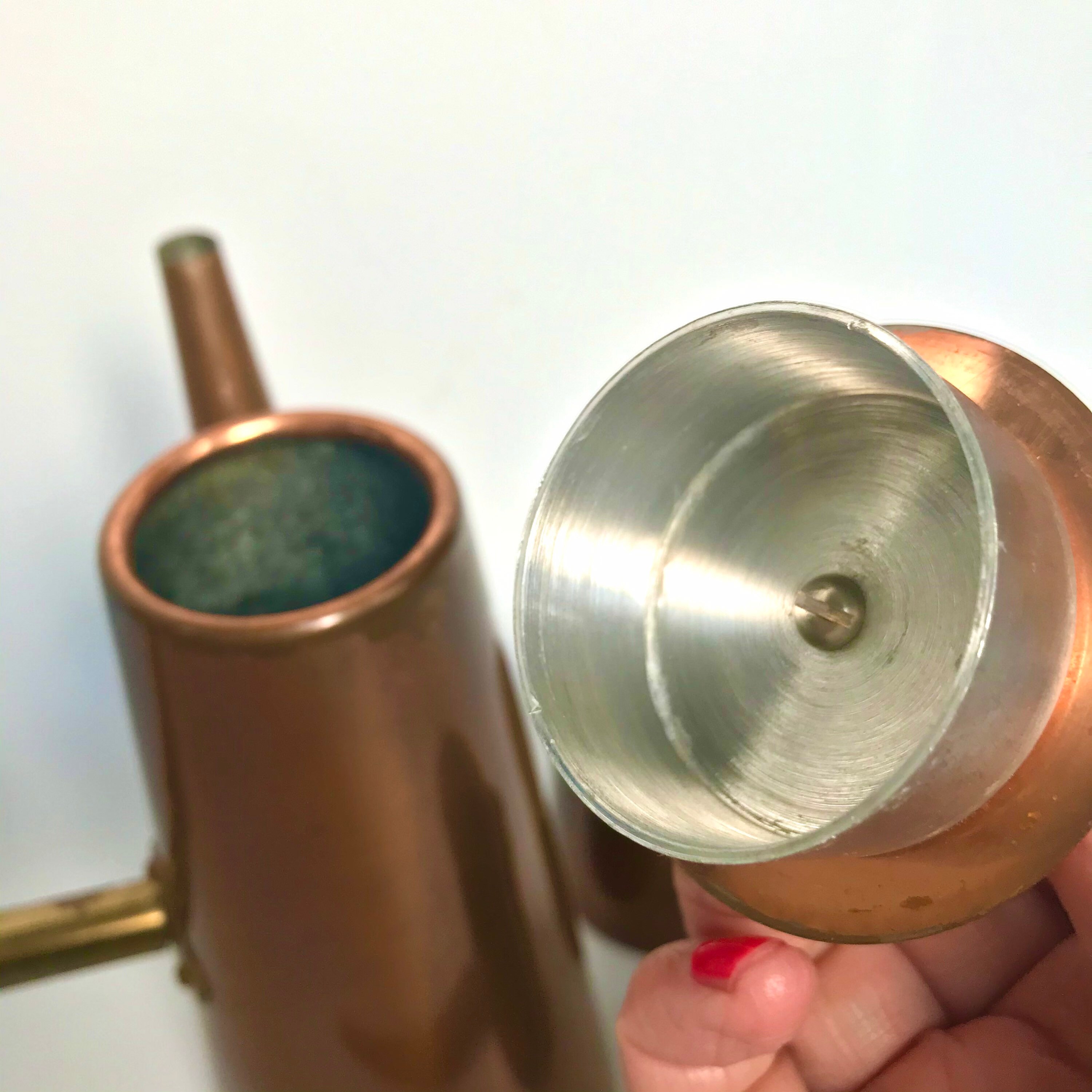 Vintage Copper Coffee Set Europe ARGV Wood/brass/copper Mid - Etsy ...