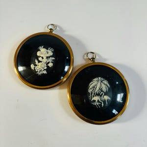 Delightful Pair of Peter Bates Collection World of Miniatures Cameo ...