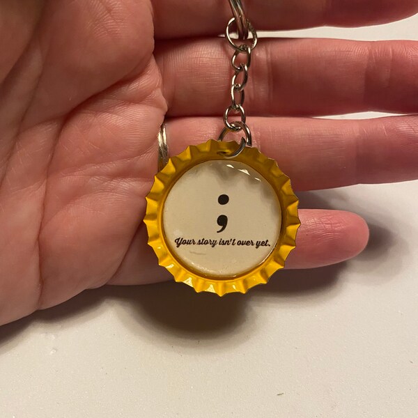 Bottlecap Keychain - Etsy