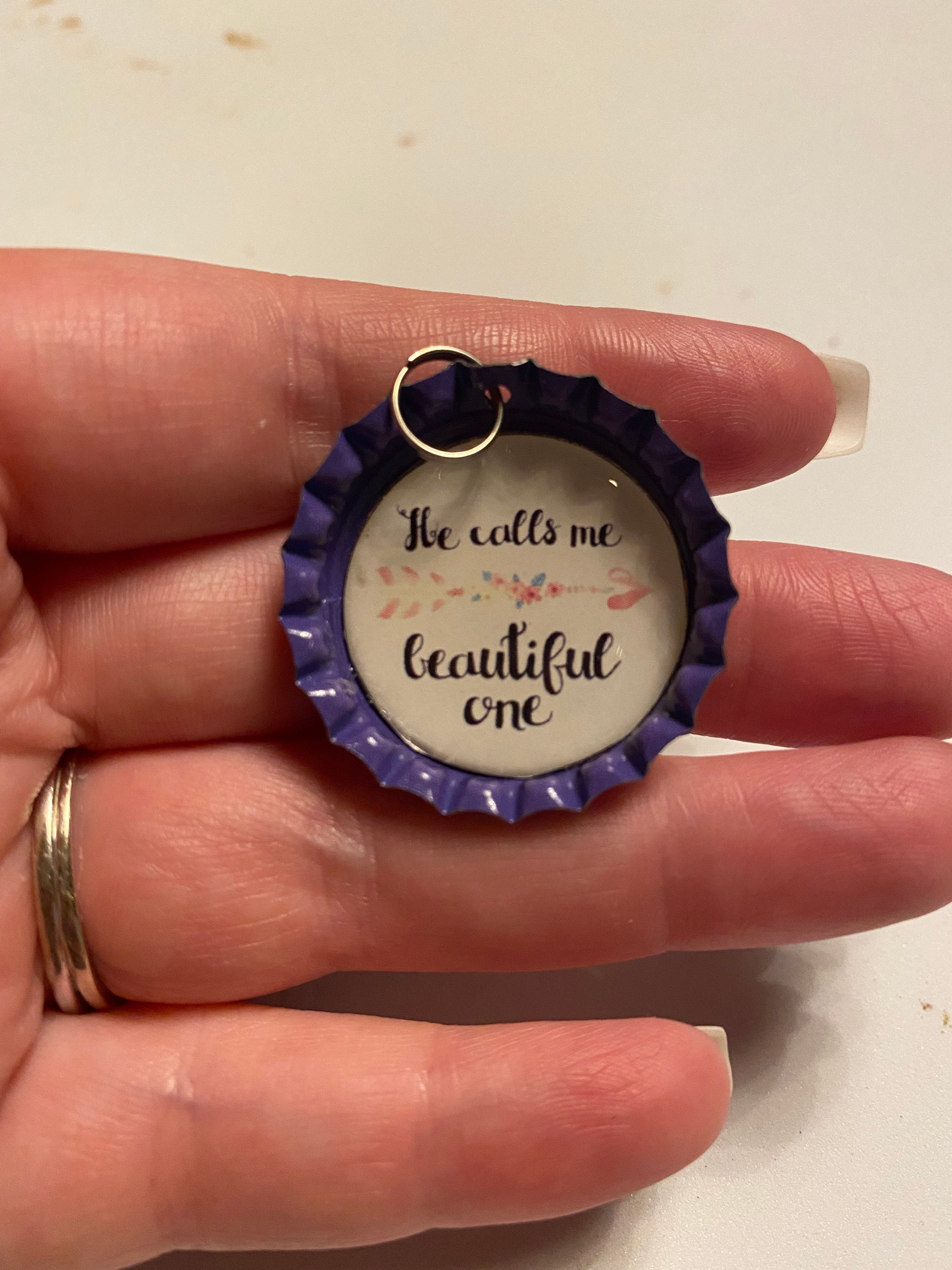 Custom Bottlecap Keychain - Etsy