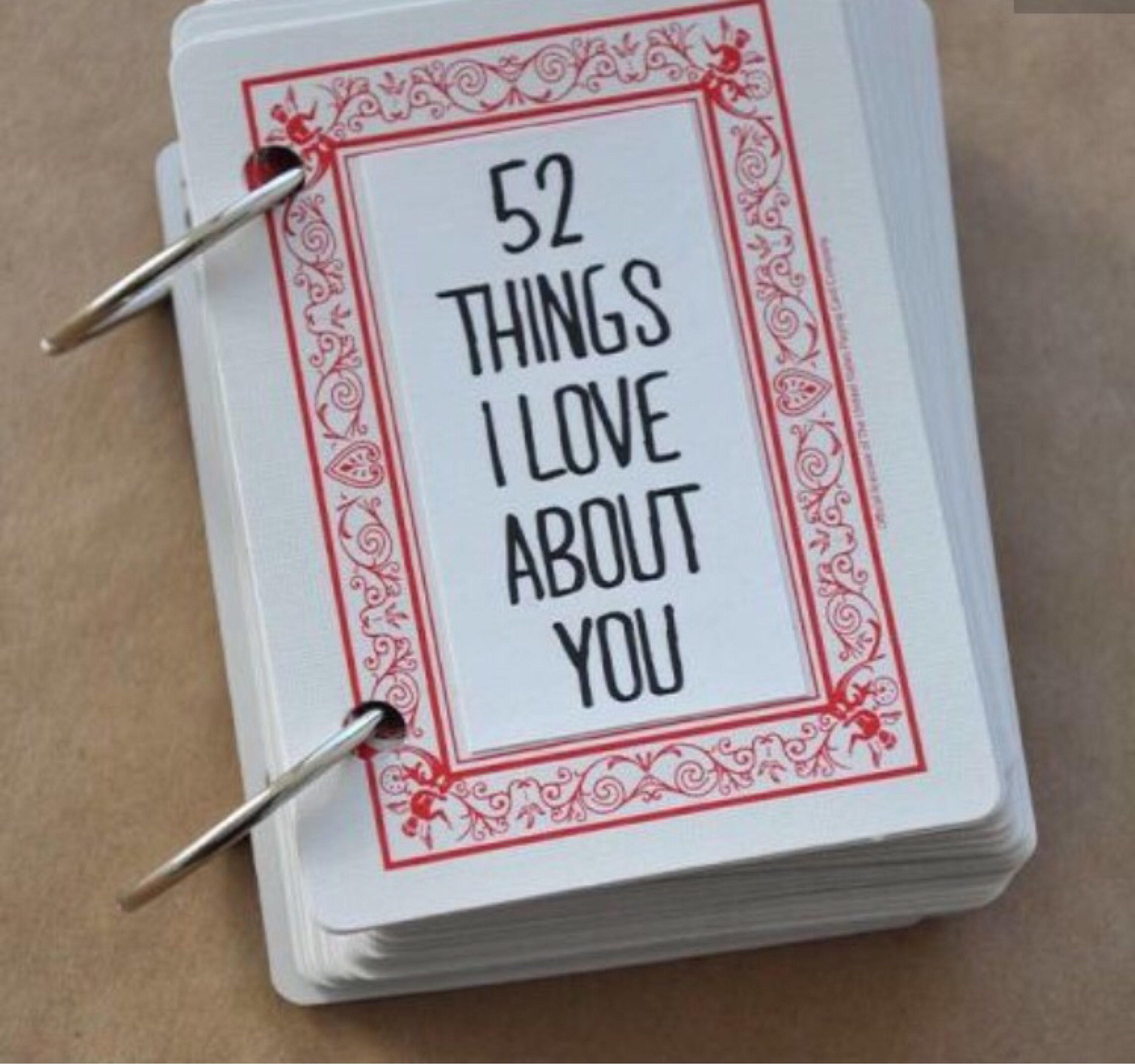 52 Things I Love About You