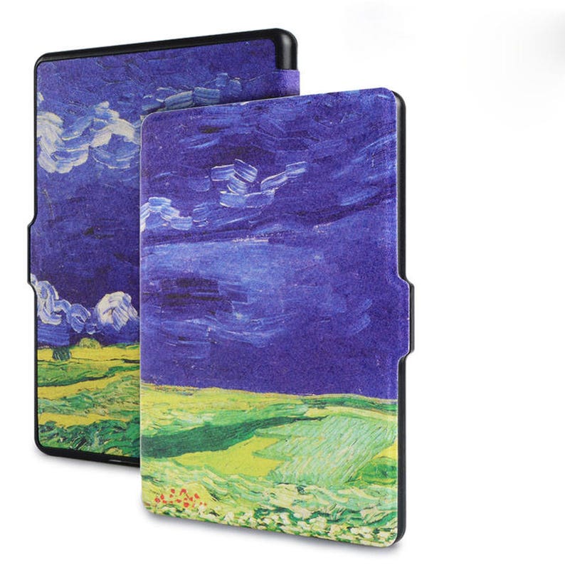 Van Gogh Printed Art Design Kindle Paperwhite PU Leather Cover Case ...