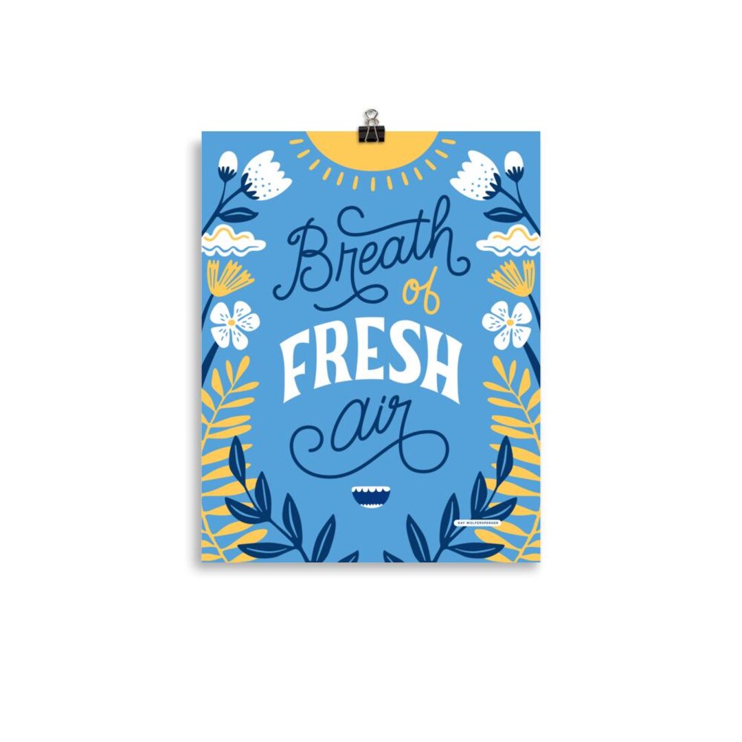 Breath of Fresh Air Poster - Etsy