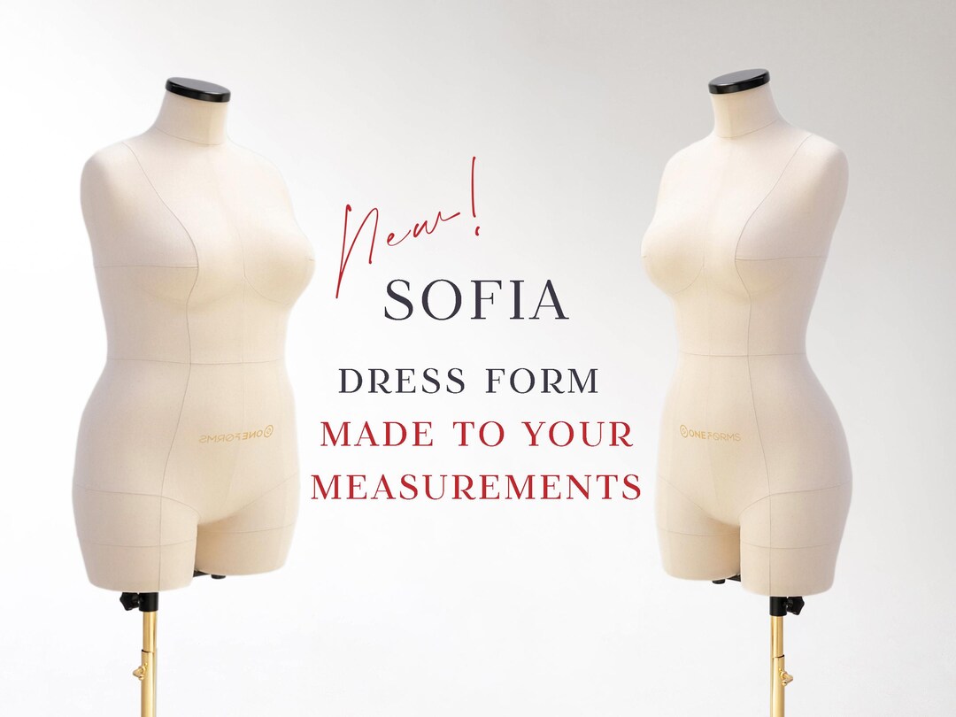 SOFIA CUSTOM SIZE // Tailor Dress Form Made to Individual Measurements Made to Order, Soft and ...