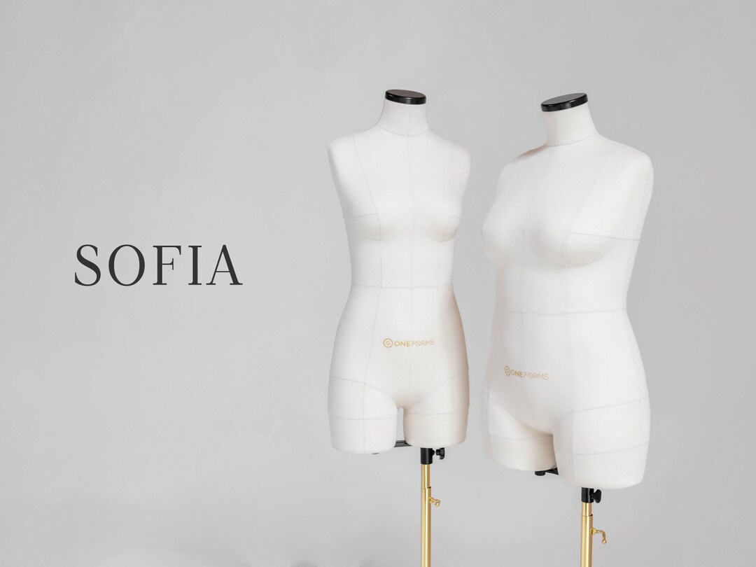 SOFIA // Soft Anatomic Tailor Dress Form With collapsible Shoulders ...