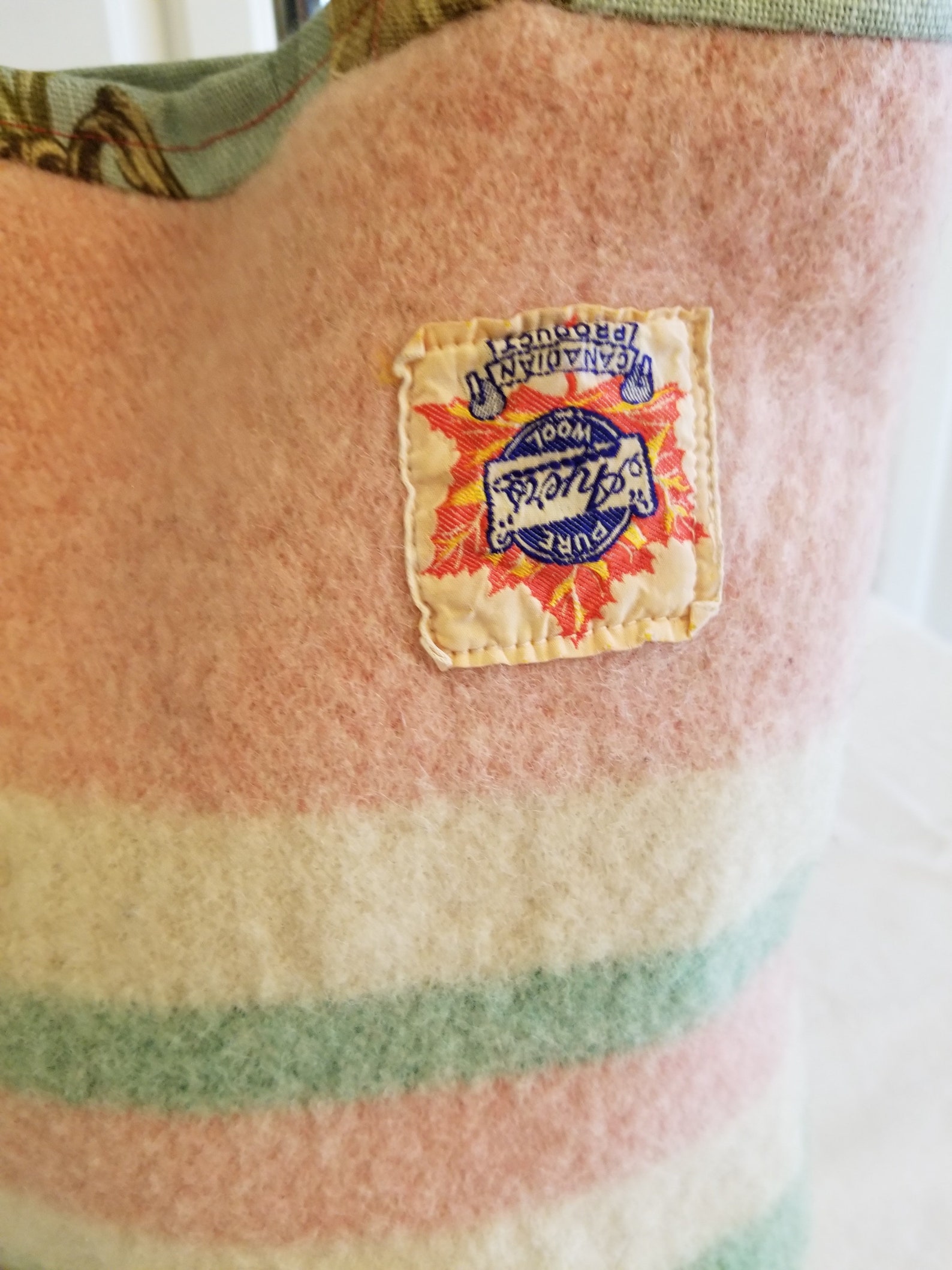 Trapper Point Blanket-small Shoulder Tote Bag Silk Lined - Etsy