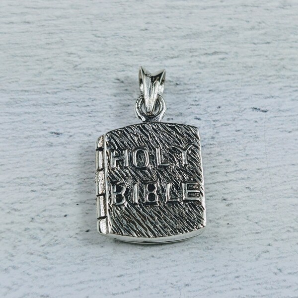 Holy Bible Charm - Etsy