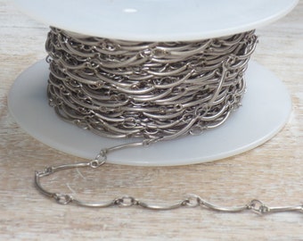 Curved Bar Chain - Etsy