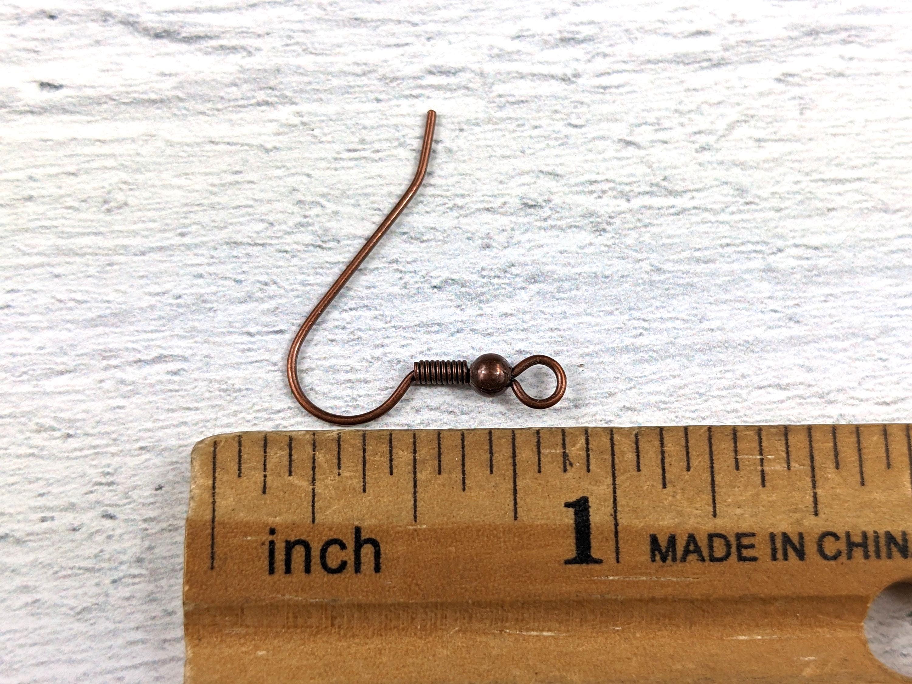 Antique Copper Hook Earrings, French Hook, Dangles, Ear Wires, 22g ...