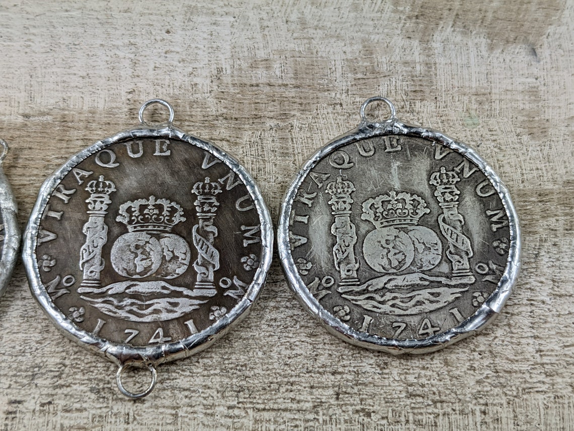Hand Soldered Spanish Royal Crown Replica Coin Pendant - Etsy