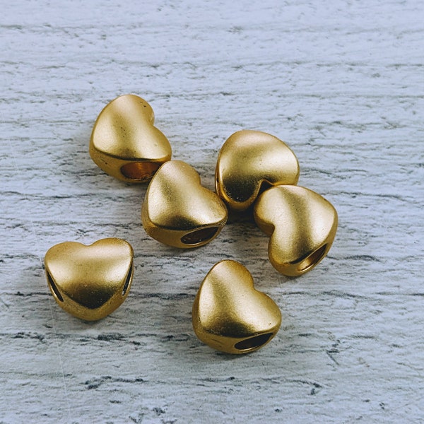 Matte Gold Beads - Etsy