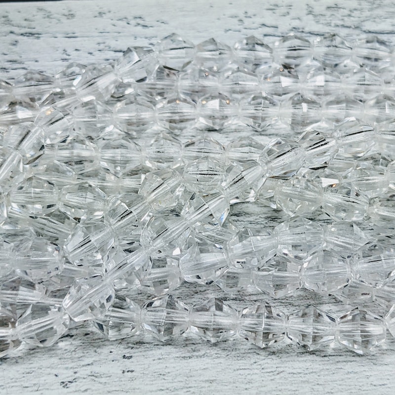 Clear Glass Beads - Etsy