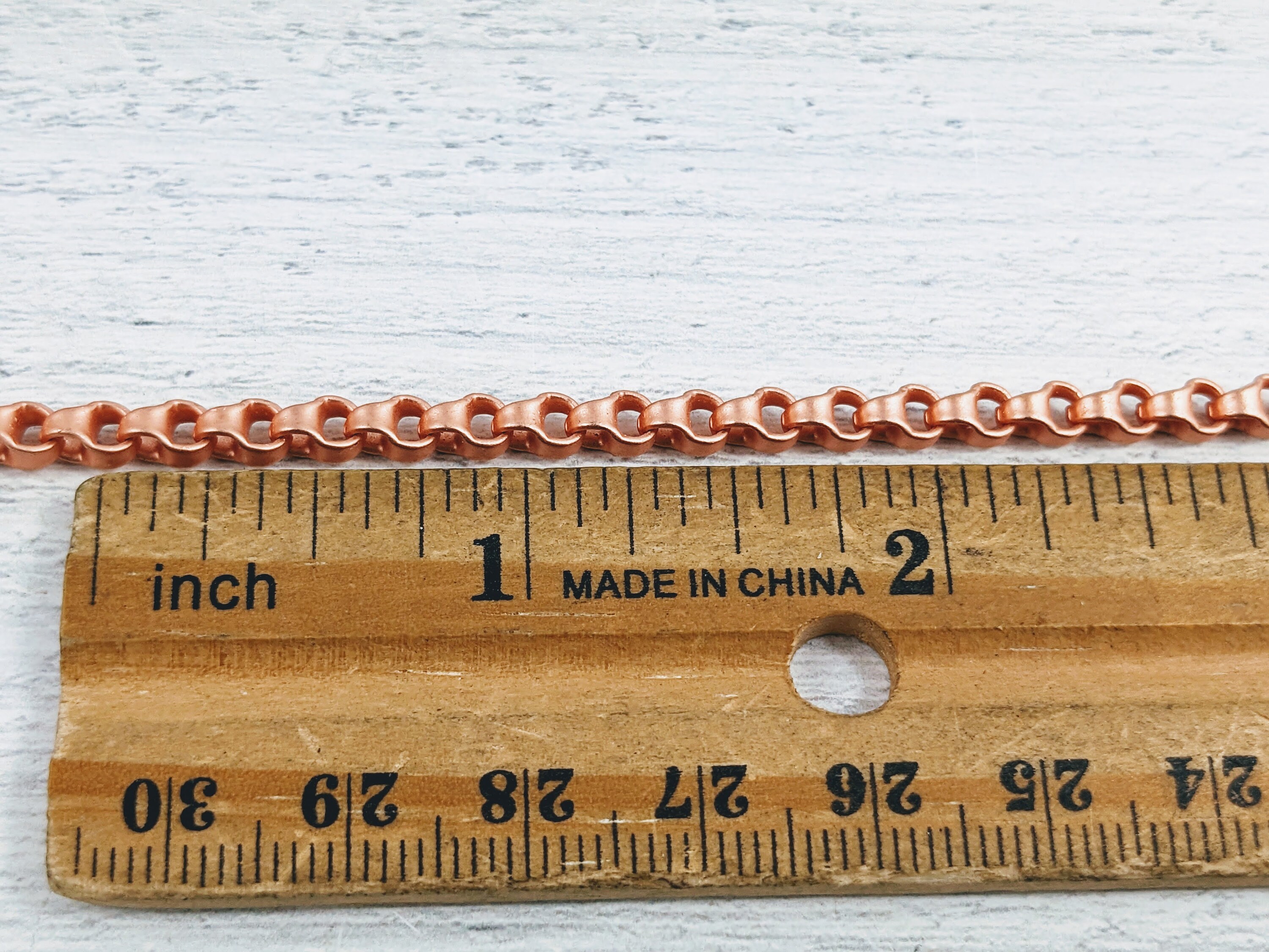 4mm Rolo Box Chain in Matte Rose Gold Box Chain Rose Gold - Etsy